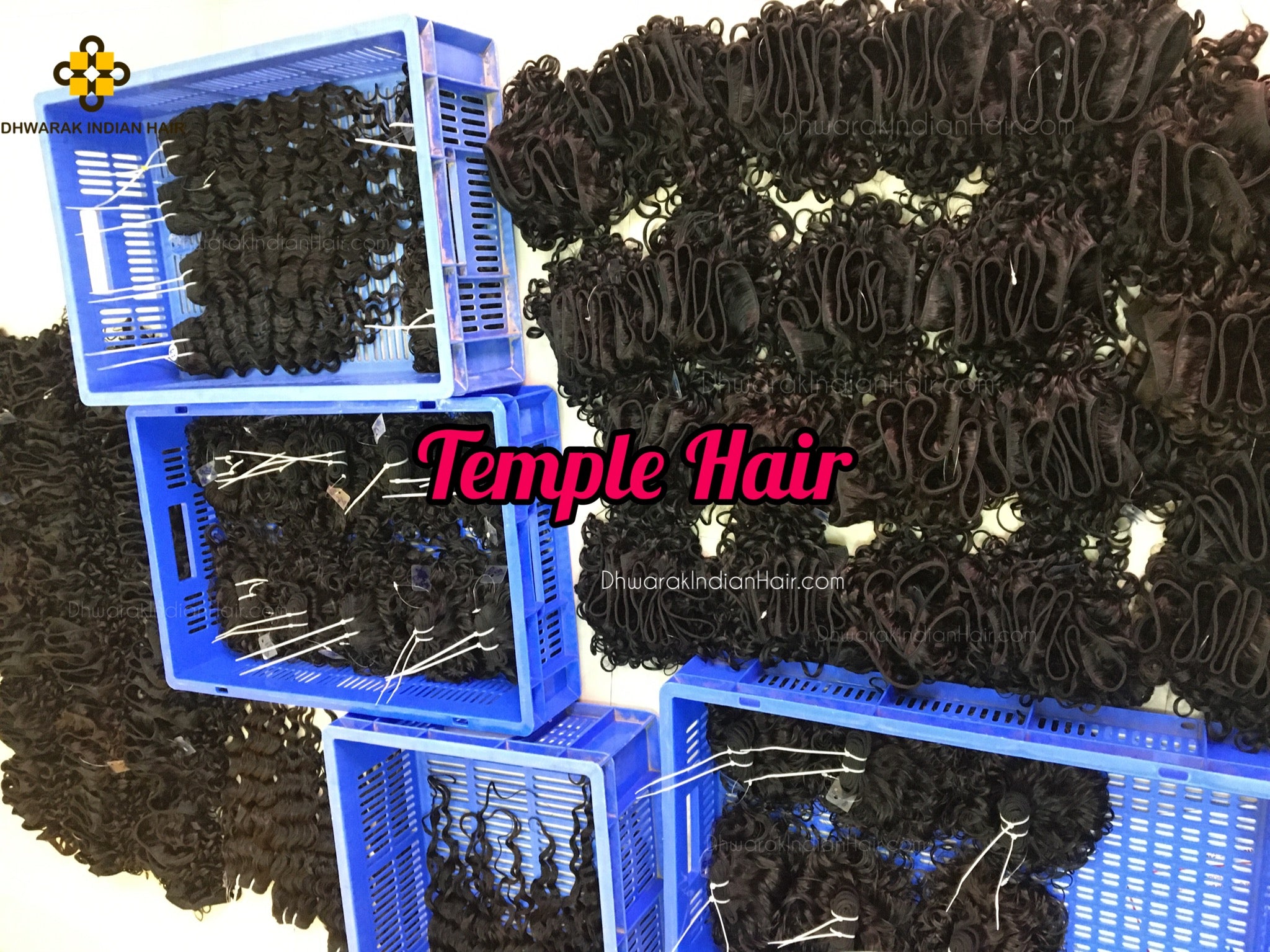 Temple Hair - Temple Hair Bundles – Dhwarak Indian Hair